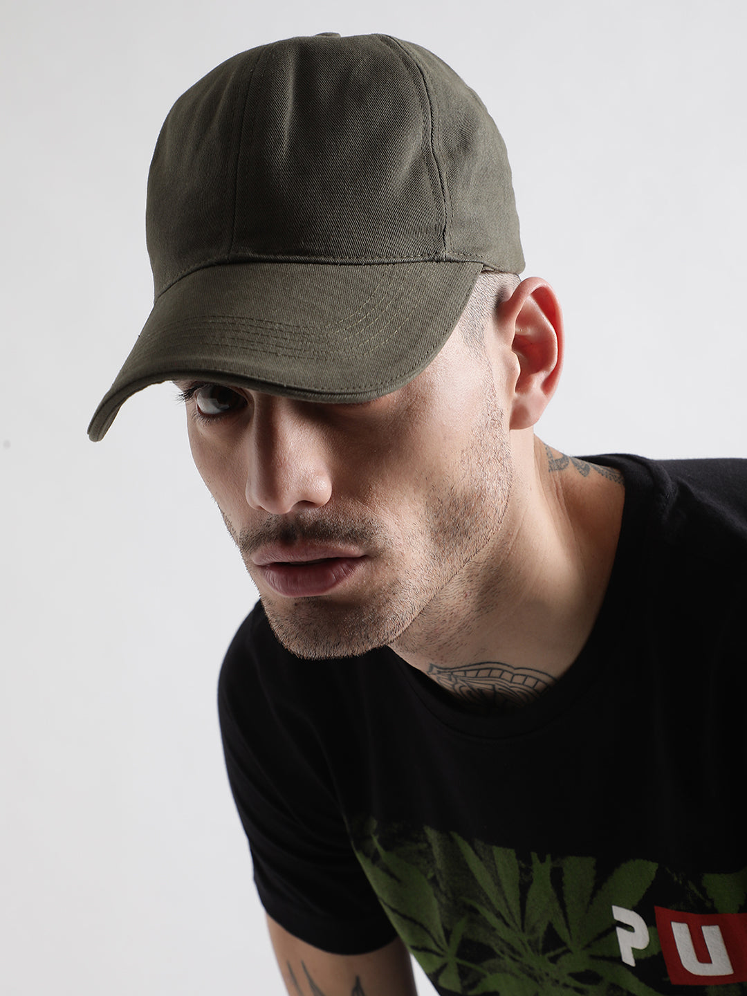 Buy Punk Olive Essential Cap