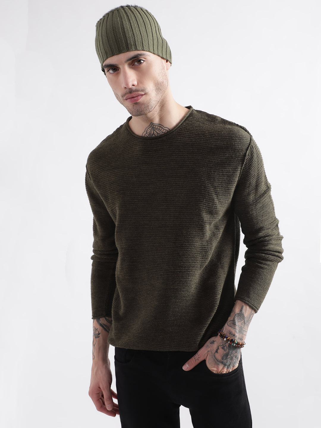 Punk Essential Olive Headband